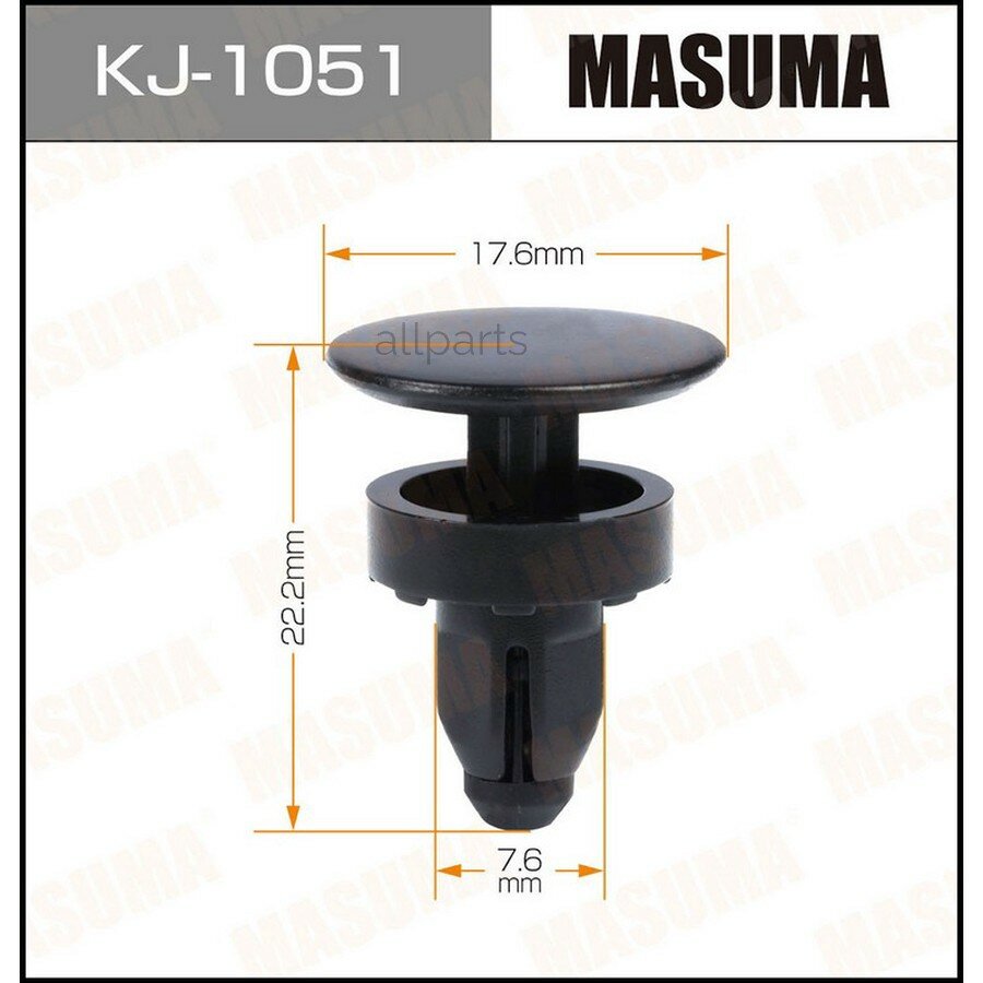 MASUMA KJ-1051 Клипса HONDA