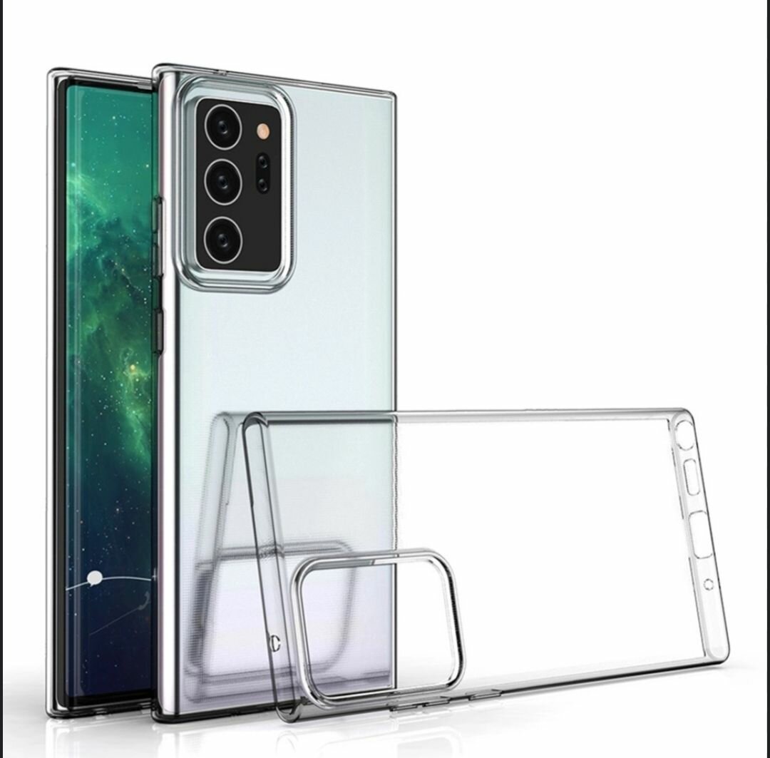 Samsung Galaxy Note 20 Ultra прозрачный чехол бампер для самсунг галакси нот 20 ультра накладка бампер с защитой камеры