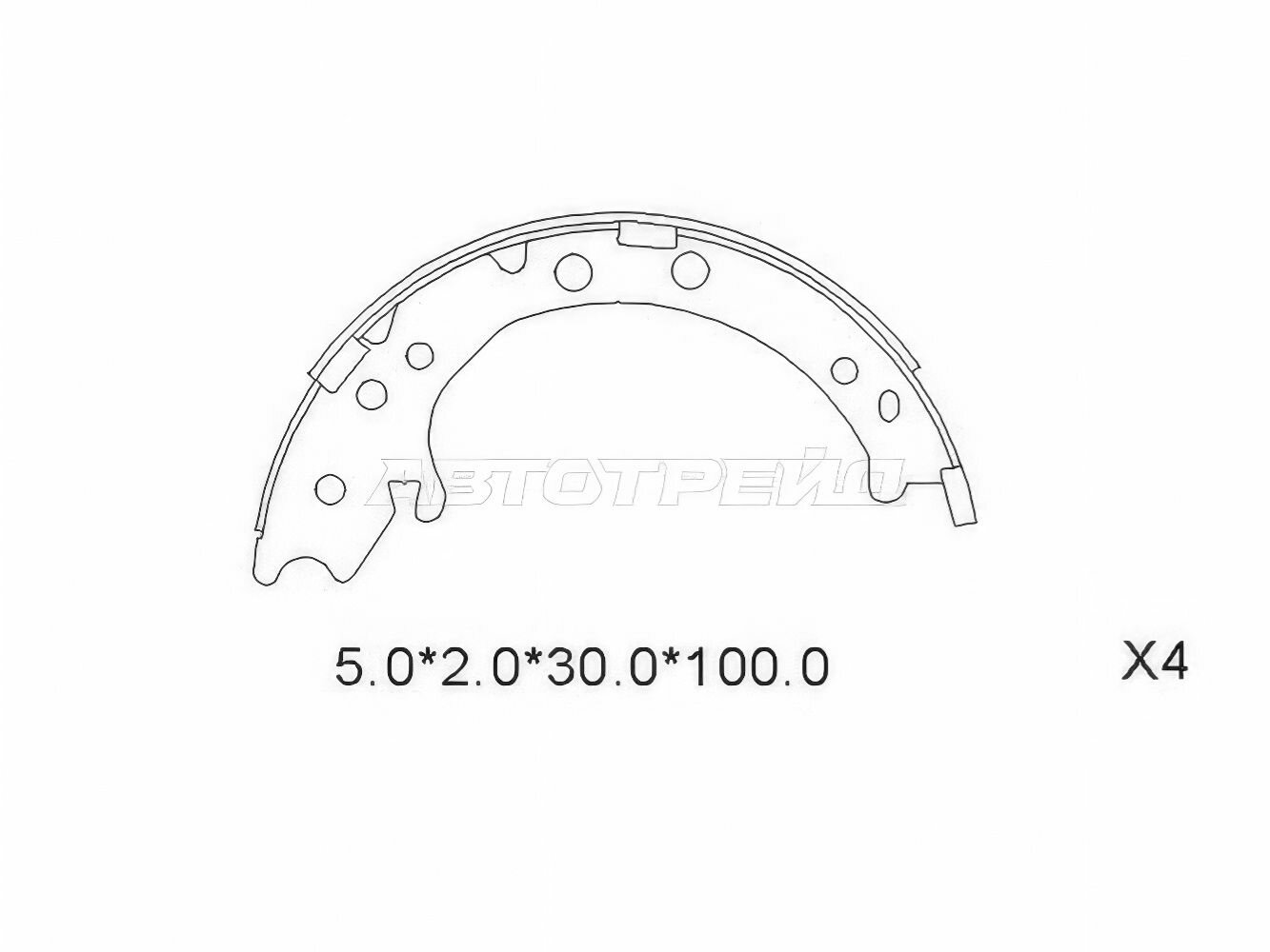 Колодки ручного тормоза для Хонда Срв, Одиссей, Степ Вегн арт ST43053SWW000 SAT