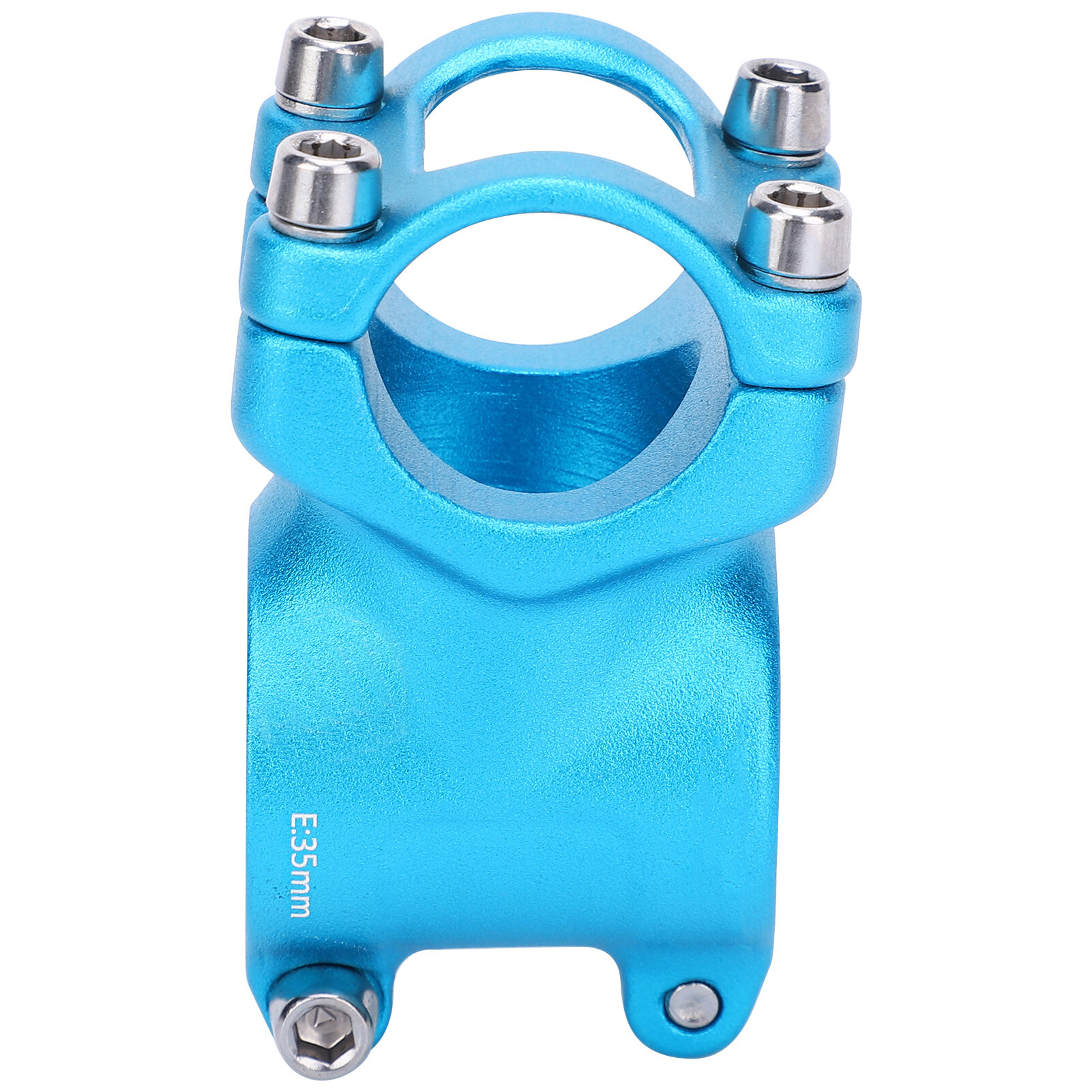 Короткий вынос руля для детского велосипеда LUNJE из алюминиевого сплава, полая конструкция, 25,4x35 мм, синий.