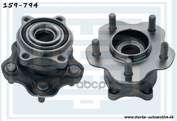 Ступица зад. в сборе Toyota COROLLA (E14) 4WD 00- 159-794 STARKE/43202CA000С 432021AA0B 43202JP20A 43202CA000С 432021AA0B 4320.