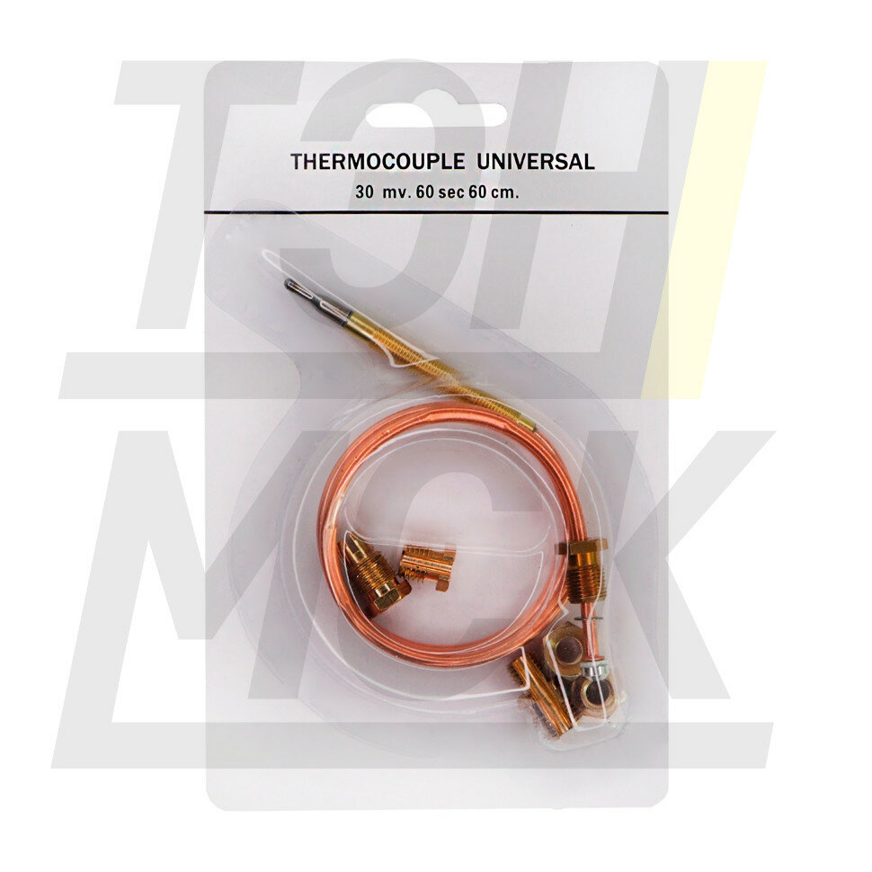 Набор 2 шт Термопара для газовых плит, духовок, котлов и колонок Gefest, Flama, Indesit, Нева универсальная 60см, KMw009