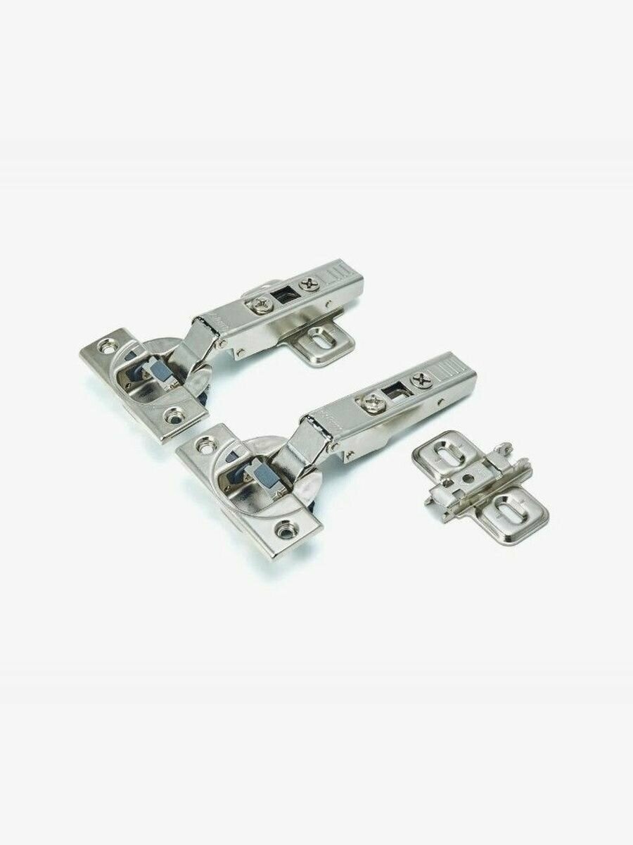 2 шт Петля BLUM 71B3550 CLIP TOP BLUMOTION, накладная, с доводчиком, ответной планкой 173L6100 под саморез HLDZ