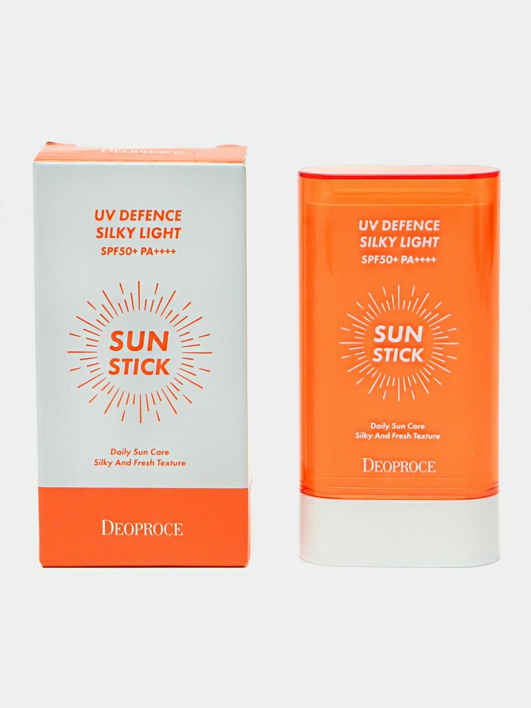 Deoproce UV Defence Silky Light Sun Stick Cream SPF50+ PA+ солнцезащитный стик для лица (19г.)