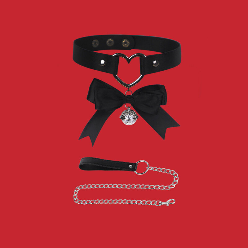 Галстук-бабочка костюм для связывания сексуальный sm реквизит воротник зажим для сосков тяговая веревка прелюдия пыточный инструмент