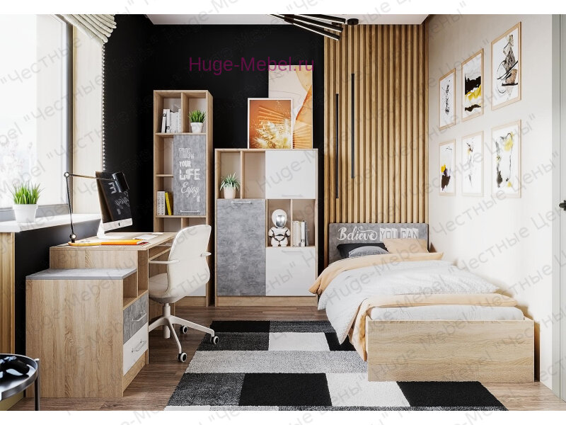 Набор мебели в детскую "Колибри Лофт"