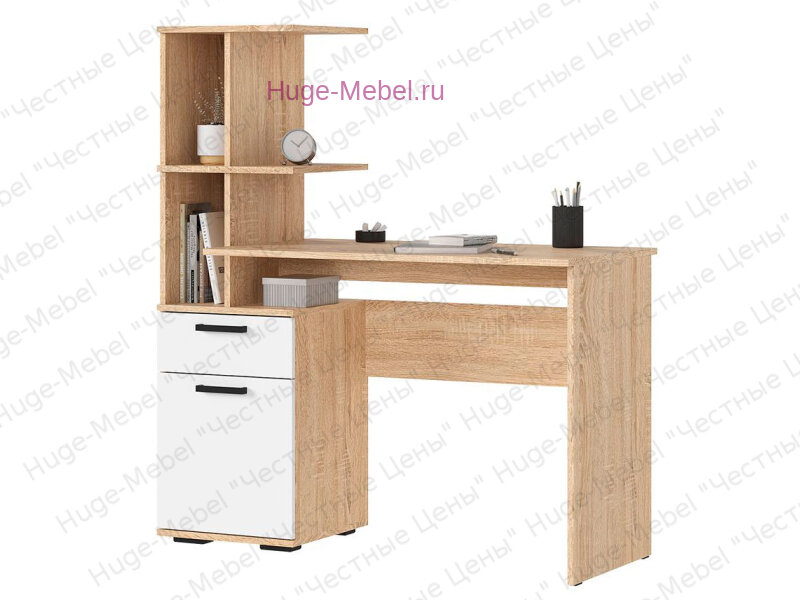 Стол письменный "Санса СТ 01" Huge Mebel . Ширина 1200 Высота 1350. Столы письменные