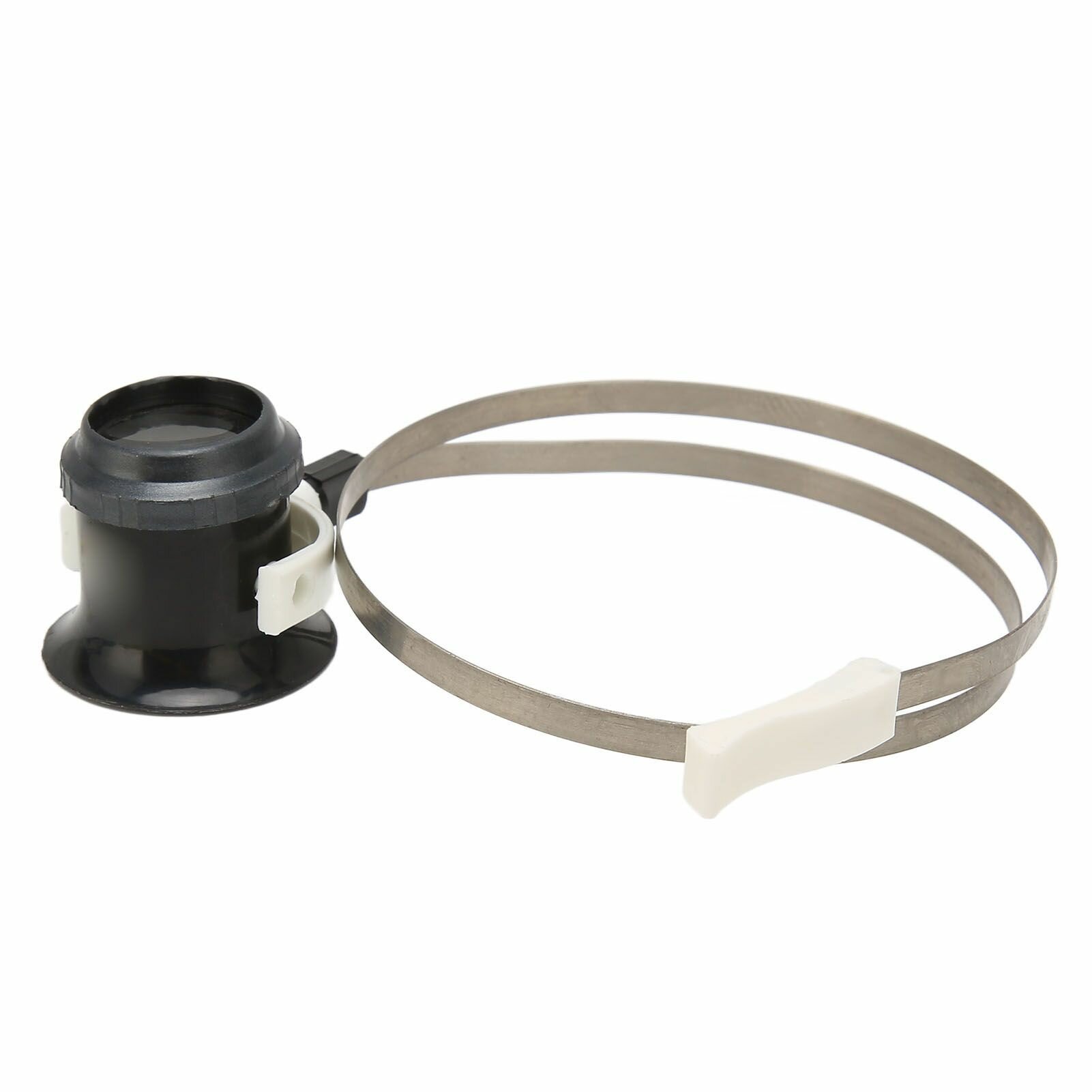 4-кратное увеличительное стекло для ремонта часов, складная лупа с креплением на голову и кольцом из нержавеющей стали для точного ремонта и создания ювелирных изделий