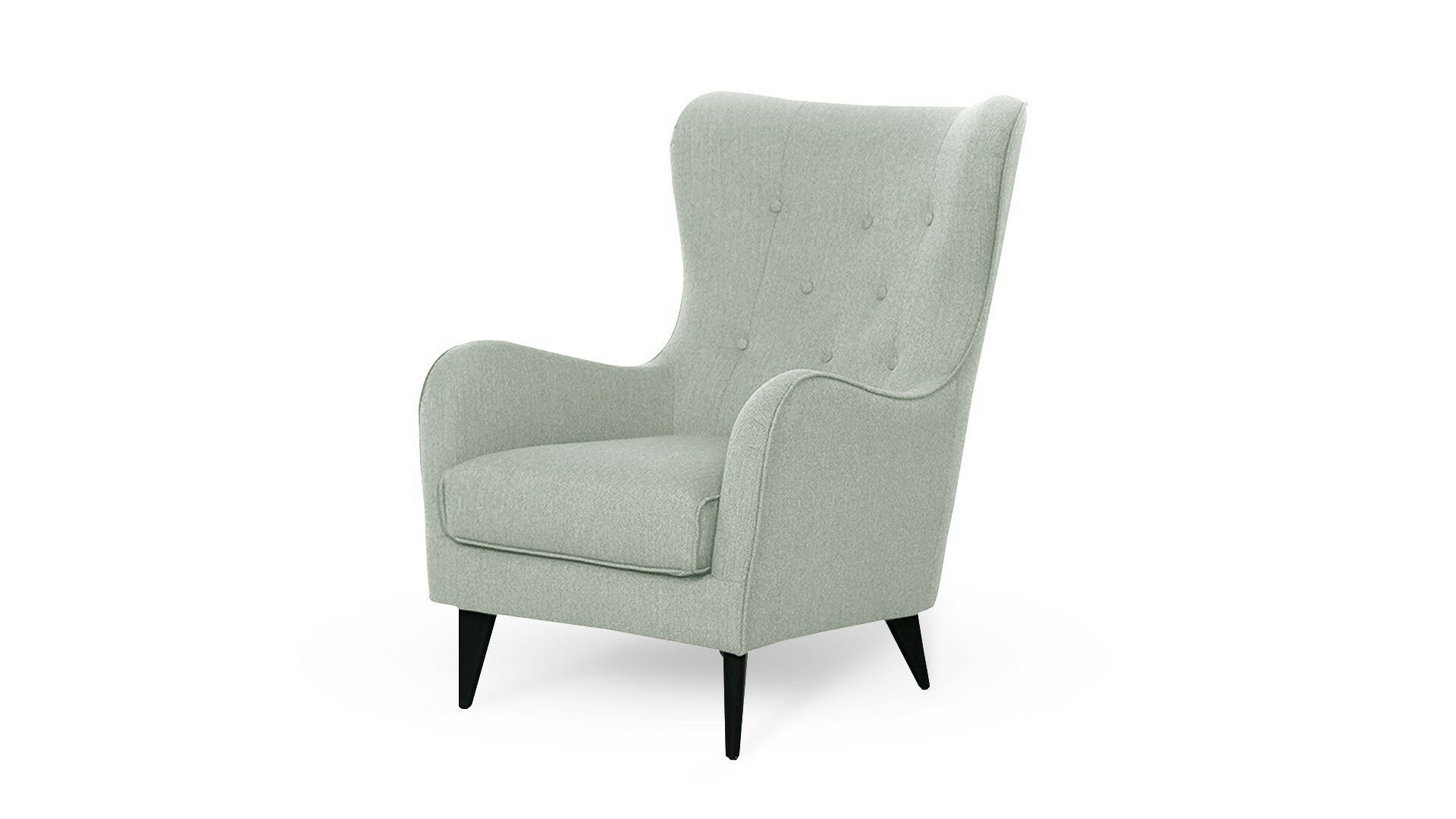 Кресло Бирмингем Strong Plus 02 NEW 76x92x101 см, серый Рогожка, нераскладной GOODFORM