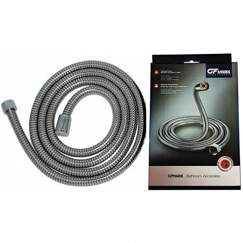 Шланг душевой 1/2" 2 м армированный, усиленный GFmark 3786