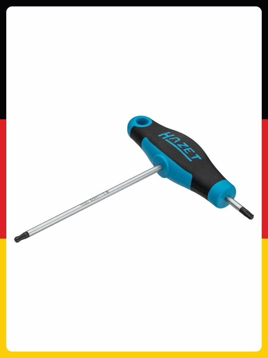 Отвертка HAZET с Т-образной рукояткой 829KKT-T15, внутренний профиль TORX, T15