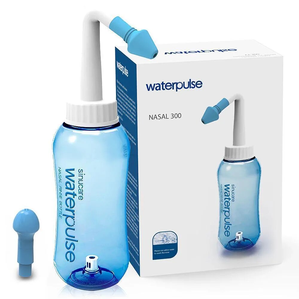 Назальный ирригатор, Устройство для промывания носа / WATERPULSE Nasal YT-300 / синий,