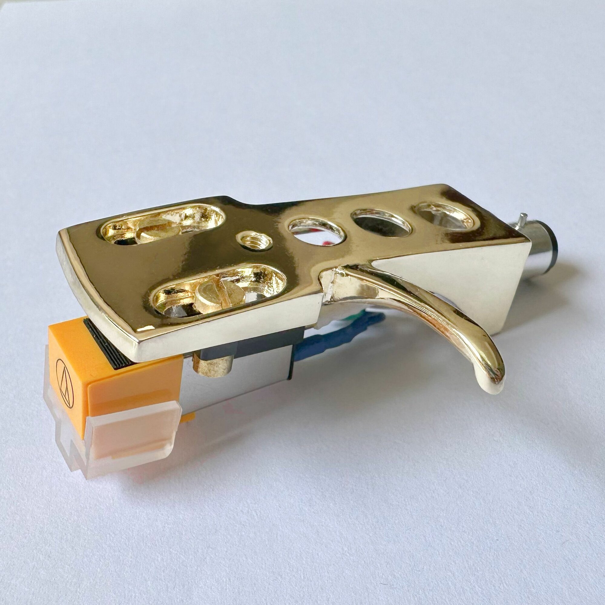 Audio-Technica AT-91 MM Головка звукоснимателя и золото Держатель картриджа-