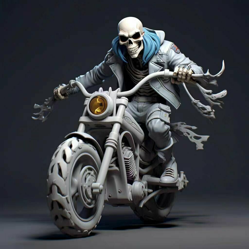 Скелет Призрачного Воина, человеческий скелет, креативное украшение дома