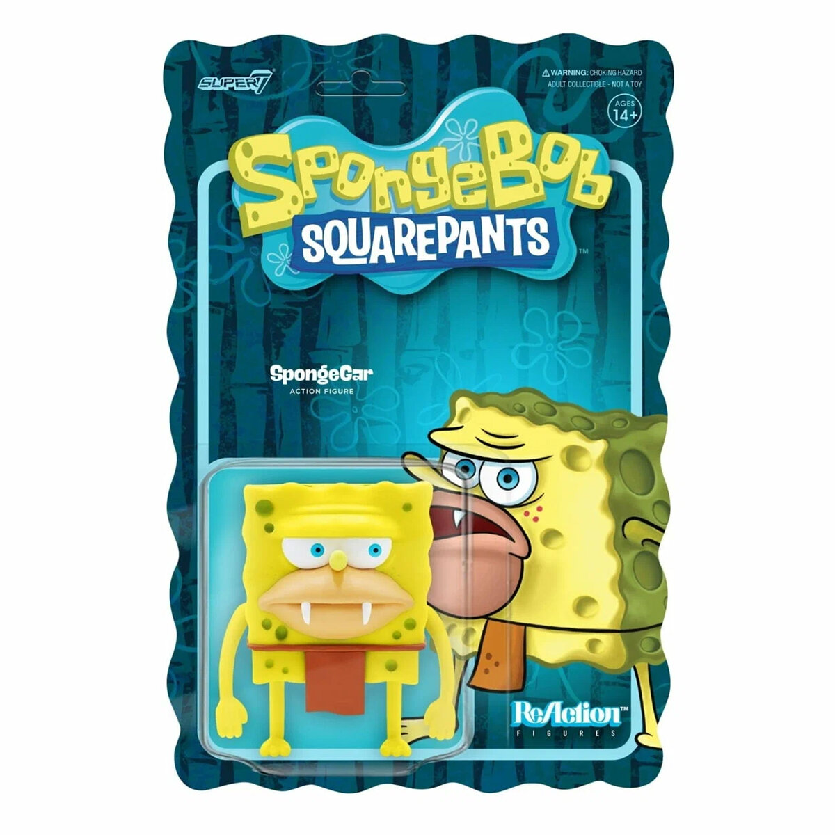 Super 7 Spongebob Squarepants SpongeGar ReAction Figures / Набор Игрушек Губка Боб С Куклами И Аксессуарами