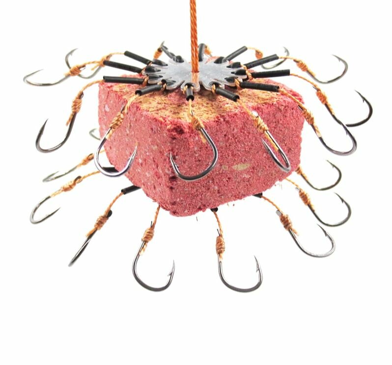 Рыболовная снасть. Донная снасть -Макушатник размер крючка № 13.