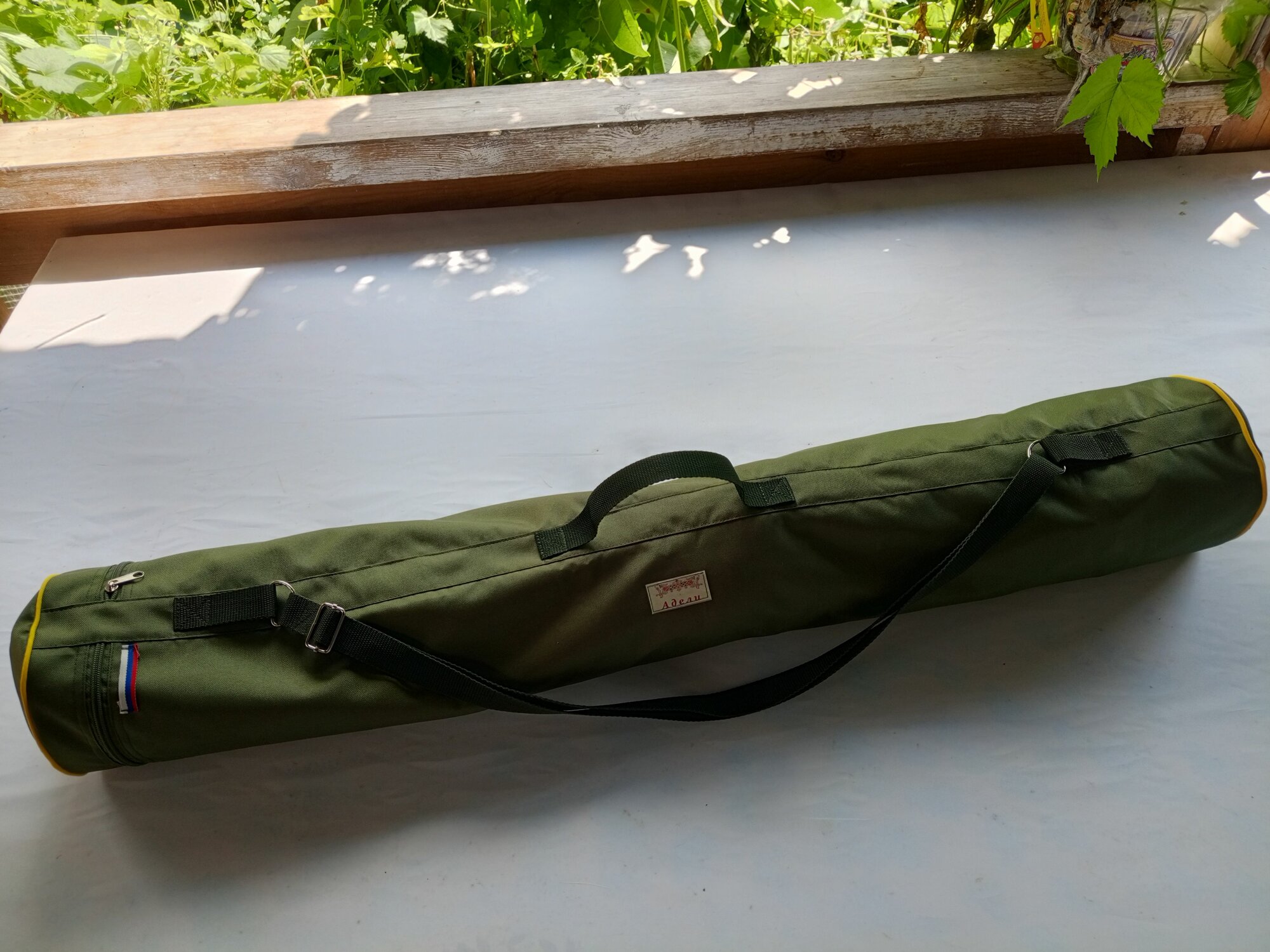 Тубус текстильный 130 см водонепроницаемый на молнии , из оксфорда.