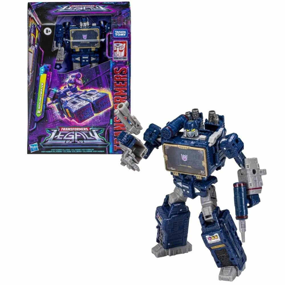 Hasbro Игрушки-трансформеры Generations Legacy Voyager Soundwave Фигурка - от 8 лет и старше, 7 дюймов F3517