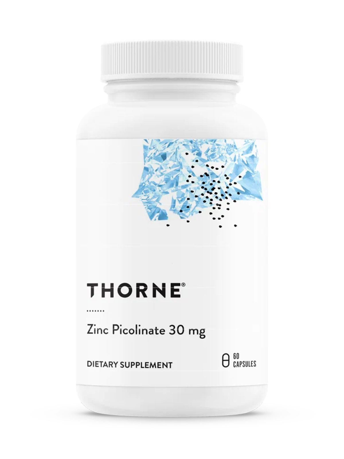 Пиколинат Цинка 30 мг, Zinc Picolinate 30 mg, Thorne Research, 60 капсул