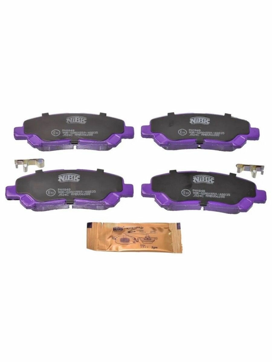 Колодки тормозные дисковые задние для а/м Toyota Highlander, NIBK PN1848