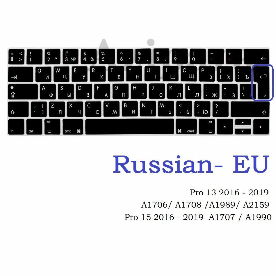 Чехол с русской клавиатурой из ТПУ для Macbook Pro 14 16 Air 13 M2 M1 2021 2022 EU US русская клавиатура чехол для Macbook Air Pro Retina 13 14 15 16 кожа
