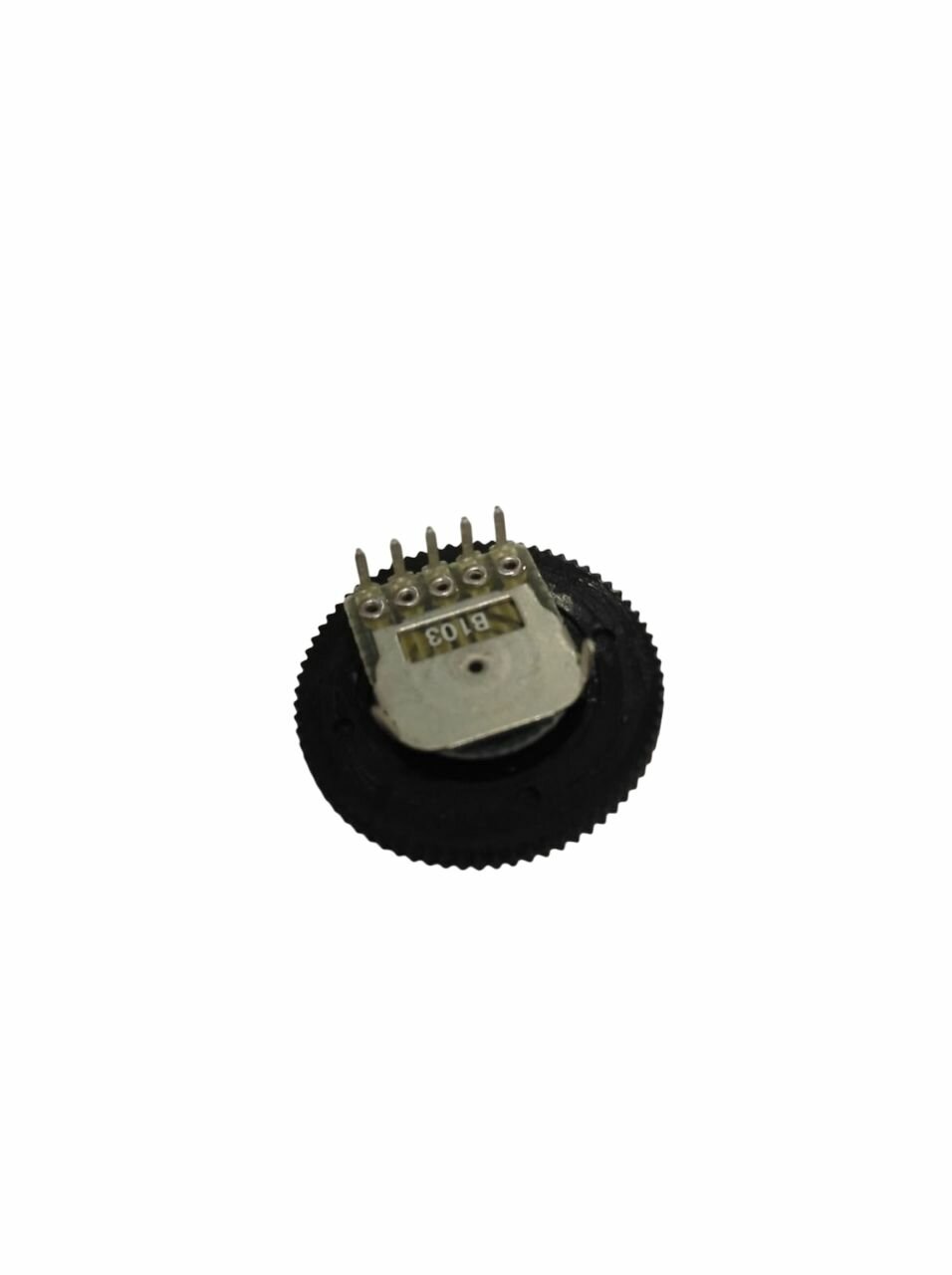 Переменный резистор B103, 10кОм, сдвоенный, 5PIN, 20х2мм