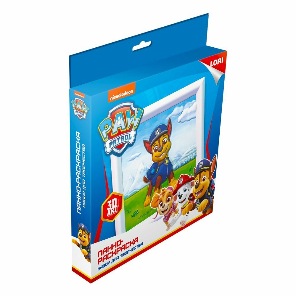 LORI 3D Панно-раскраска Гончик Щенячий патруль Ипс-002 с 5 лет
