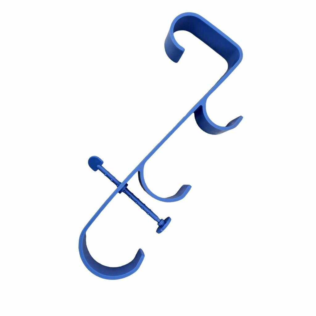 Кронштейн для крепления крючка для плавательного бассейна-синий-второе поколение