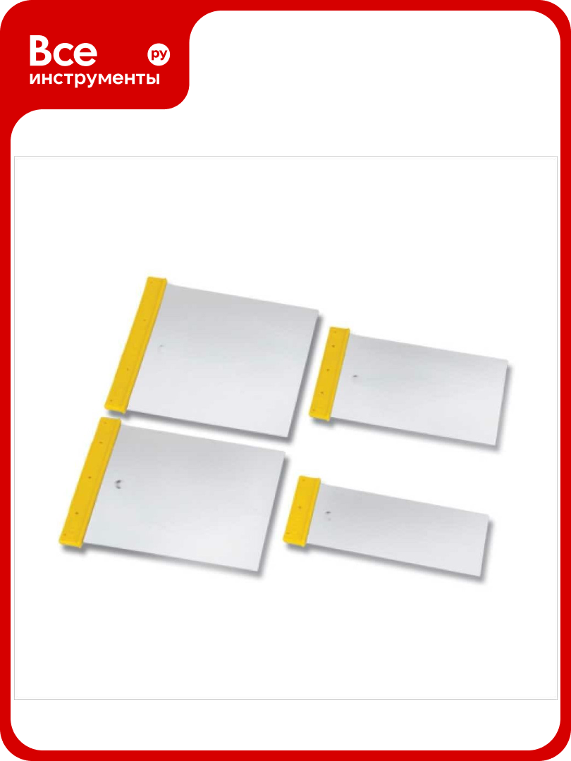 Набор автомобильных шпателей DEKOR HASSAN 4 шт. 271