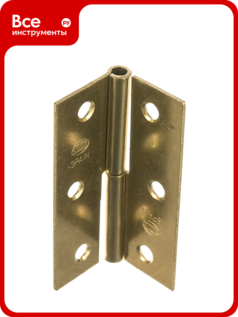 Петля Amig мод. 540-60 карточная, съем. лев. Латунир 107