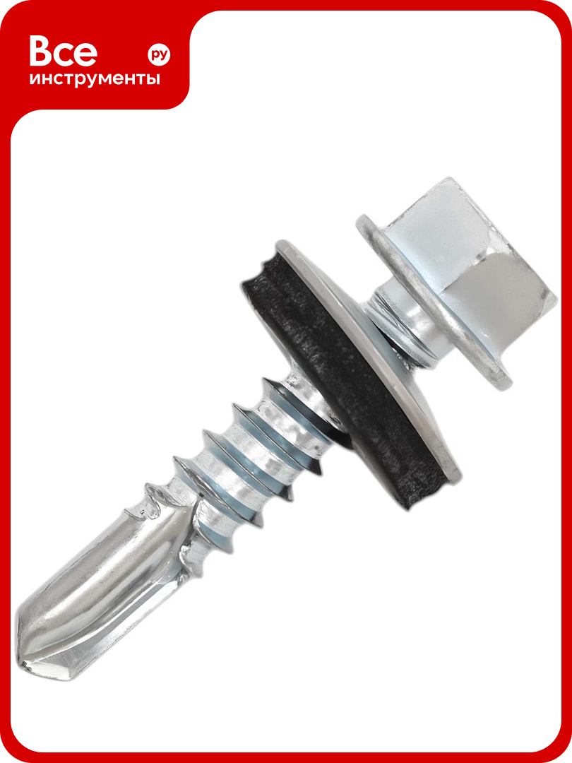 Кровельный саморез Gigant цинк 5,5x25 сверло 50 шт