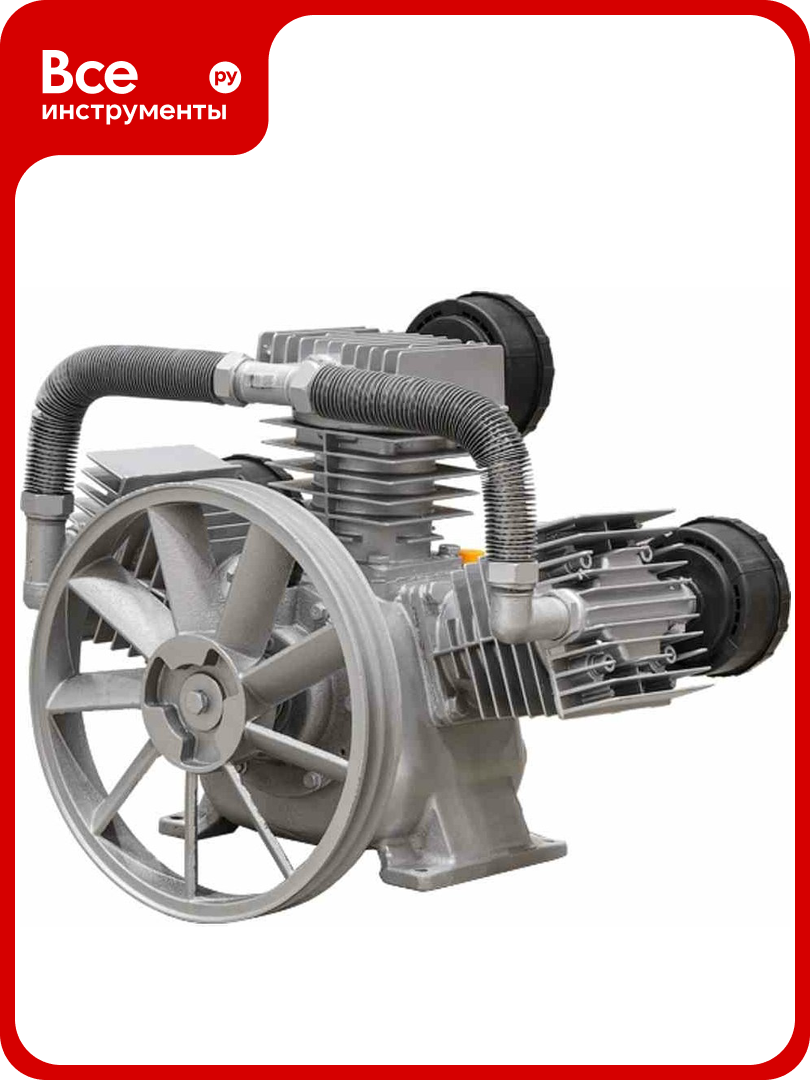 Голова компрессорная 900 л/мин, 7.5 кВт, 10 бар ECO AEP-75-900, 345 мм, для выработки сжатого воздуха