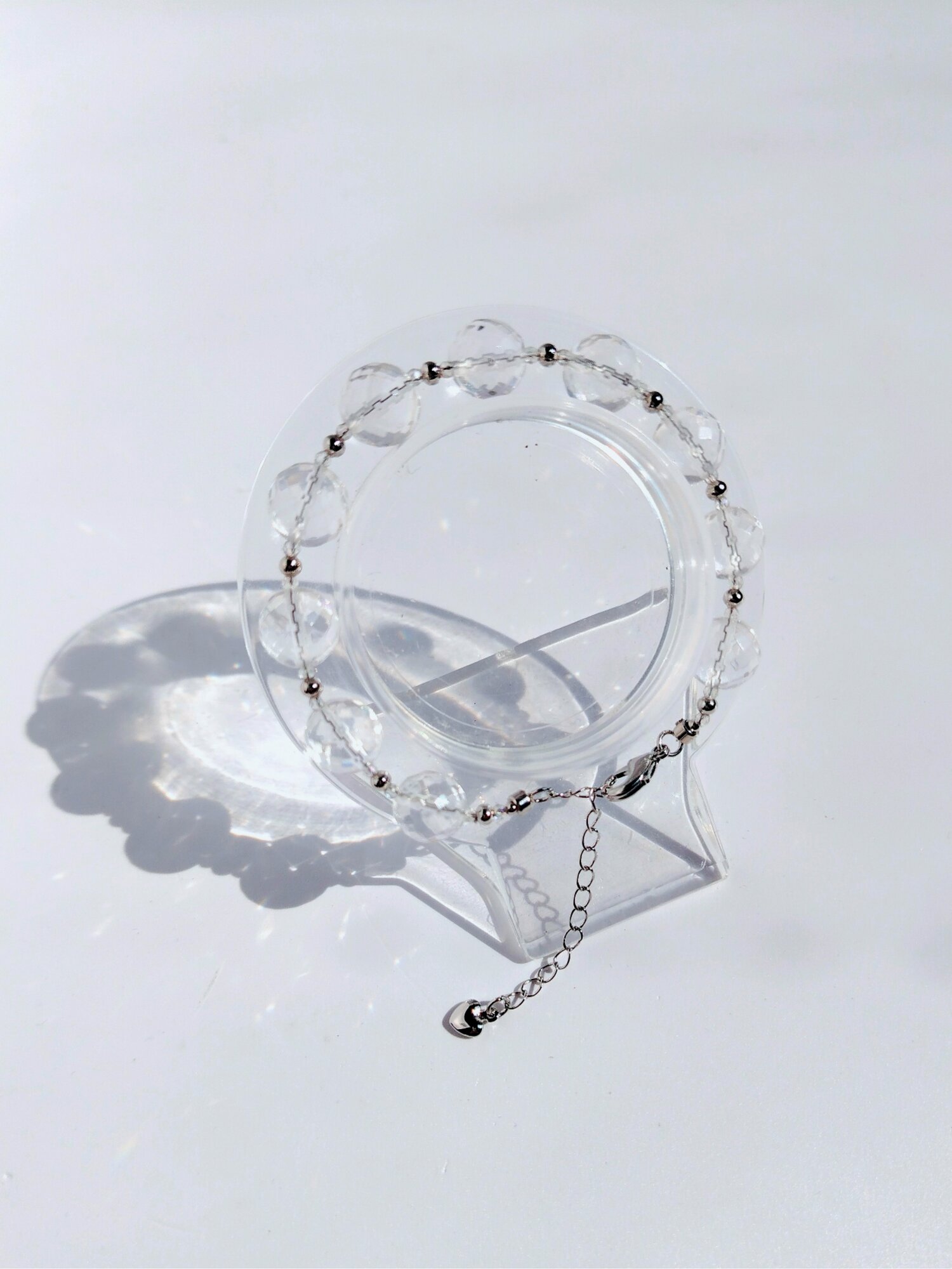 Незамкнутый браслет Gem Garden, горный хрусталь