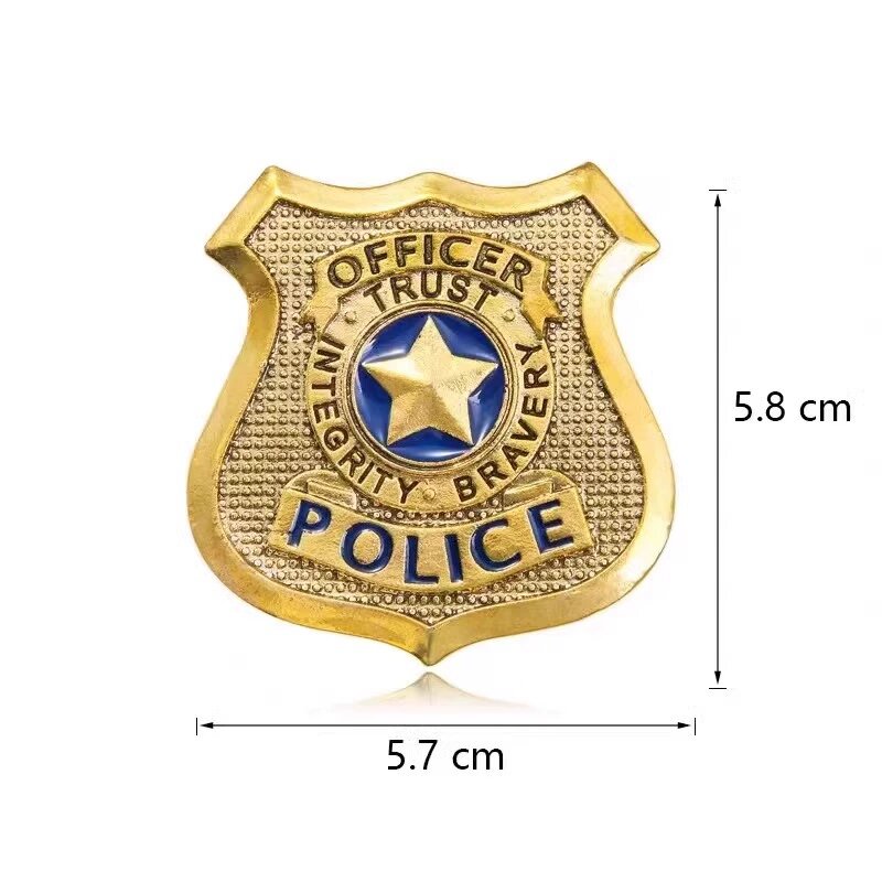 MINISO Джуди Фокс Ник Полицейская Брошь Безумный Кролик из Зверополиса Реквизит для мультфильмов Аксессуары Маленький Подарочный Значок