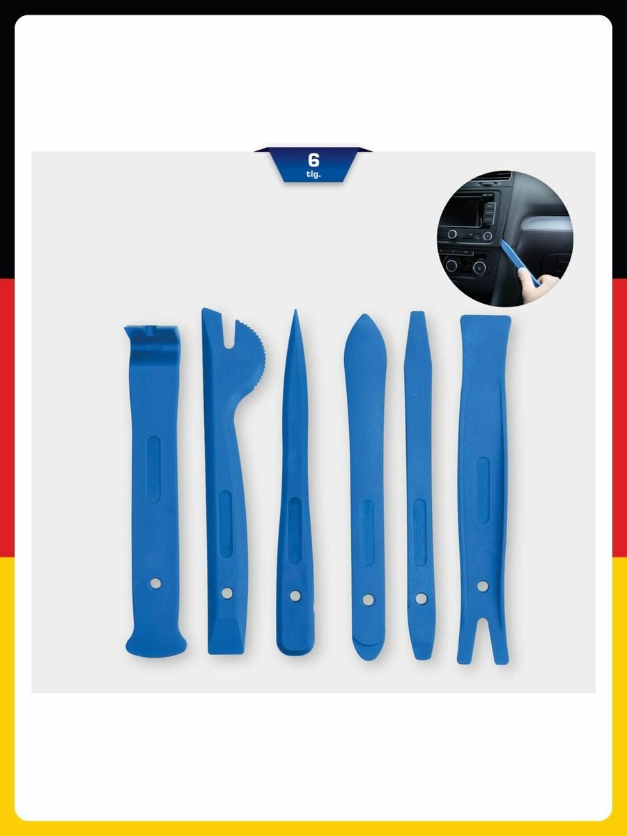 Набор клиньев для отделки Brilliant Tools, 6 предметов