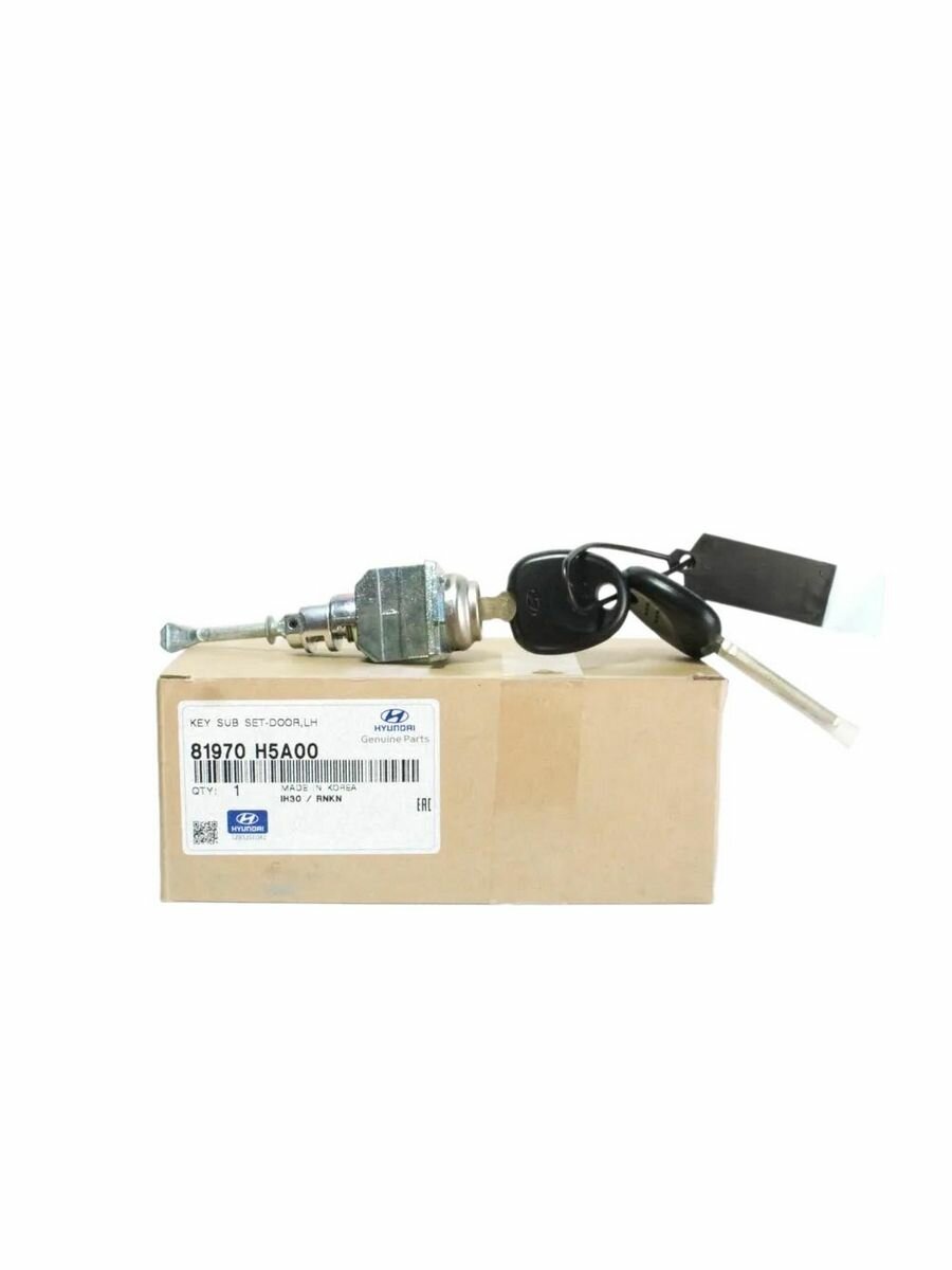 Личинка передней двери левой c 2-мя ключами Hyundai-KIA 81970H5A00 для Hyundai Solaris