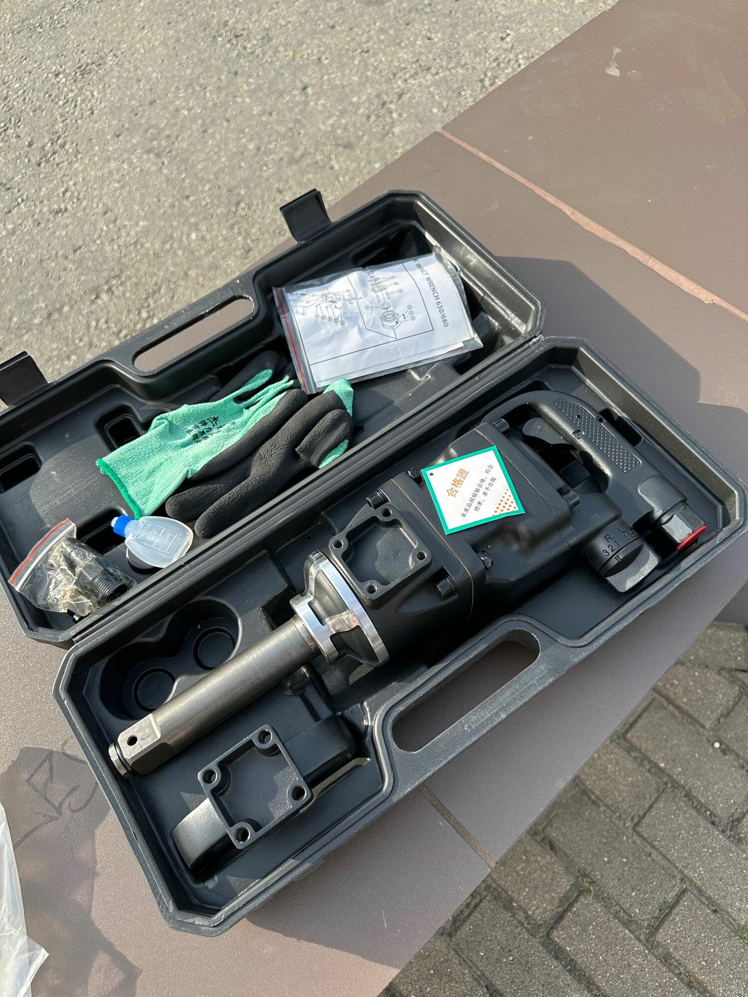 Пневмогайковерт грузовой ударный 4500 Нм