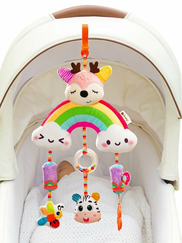 Кроватки, люльки и коляски для новорожденных от 0 лет. Мягкие игрушки, прорезыватели для зубов, погремушки