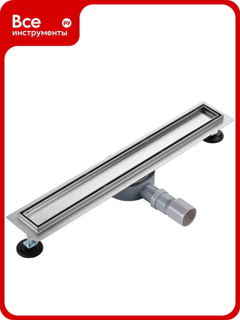 Линейный трап РМС ТЛ02-80x7 РМСТЛ-02-80х7, канализации, надежно