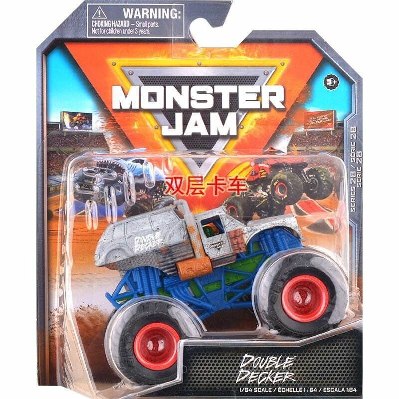 Машинка Spin Master Monster Jam Монстр Трак Мультяшный Aвтомобиль DOUBLE DECKER