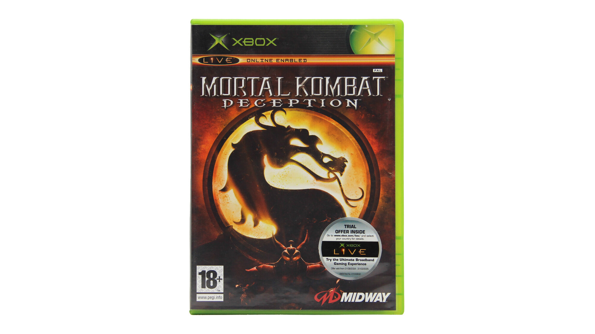 Игра Mortal Kombat Deception (Xbox Original, английский язык)