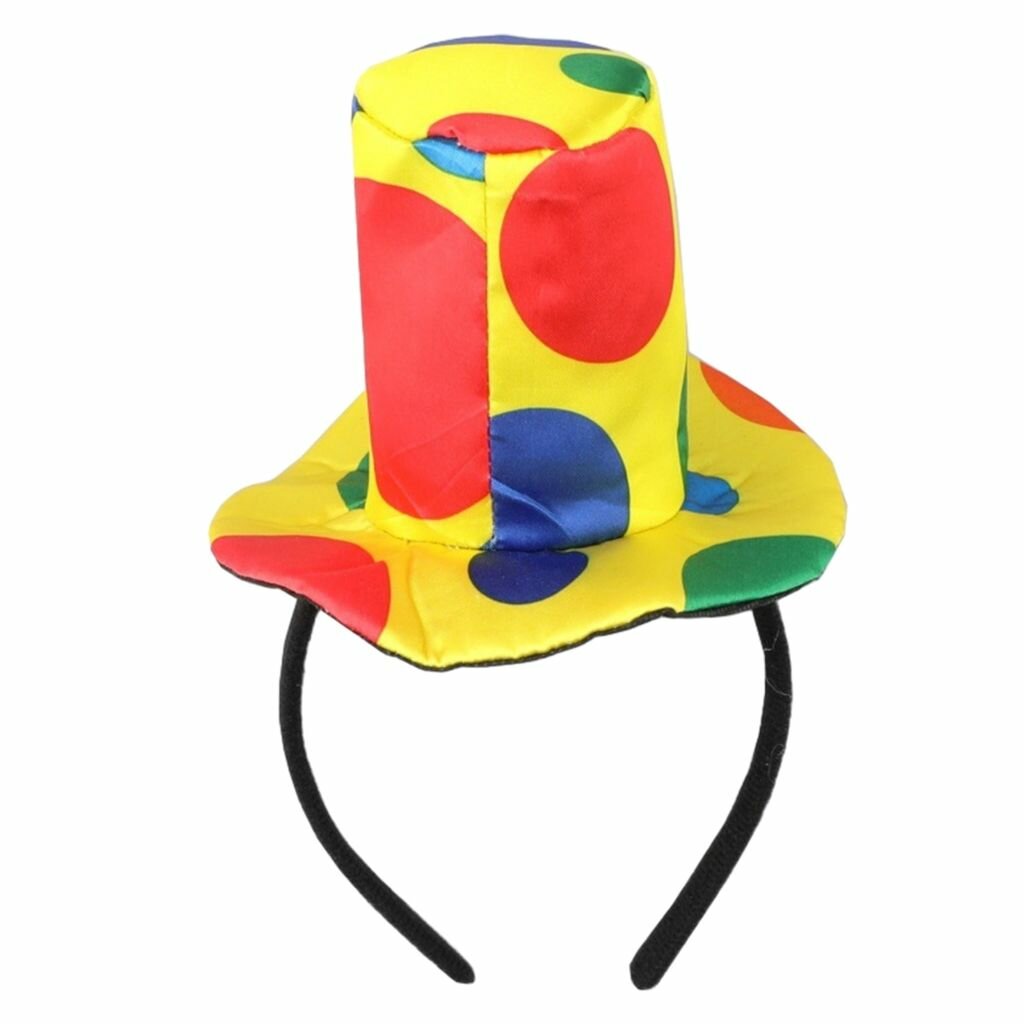 (1шт) Повязка на голову клоуна для выпускного вечера взрослых и детей-шляпа-повязка