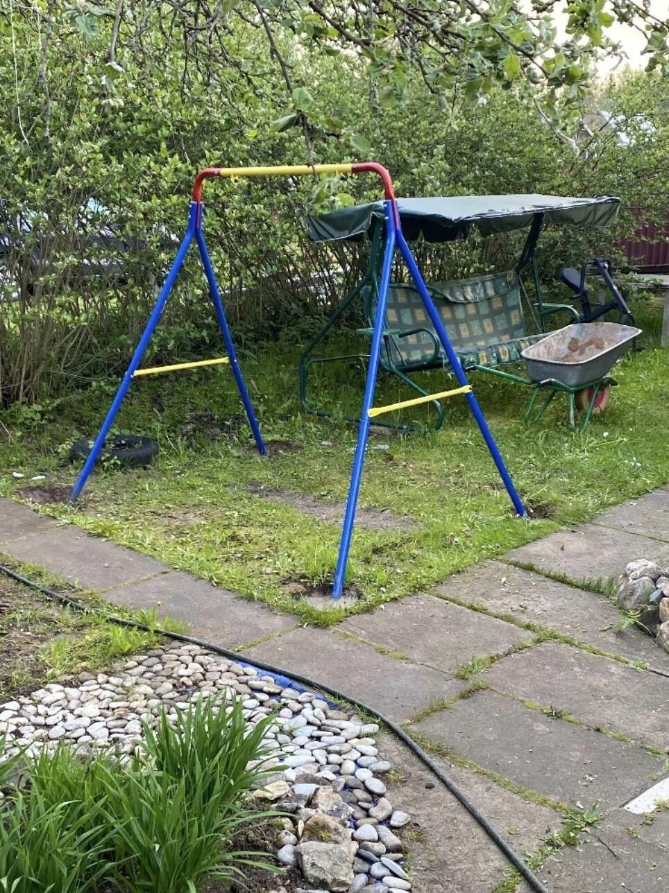 Уличные качели, для дачи, детский спортивный комплекс, нагрузка до 100кг