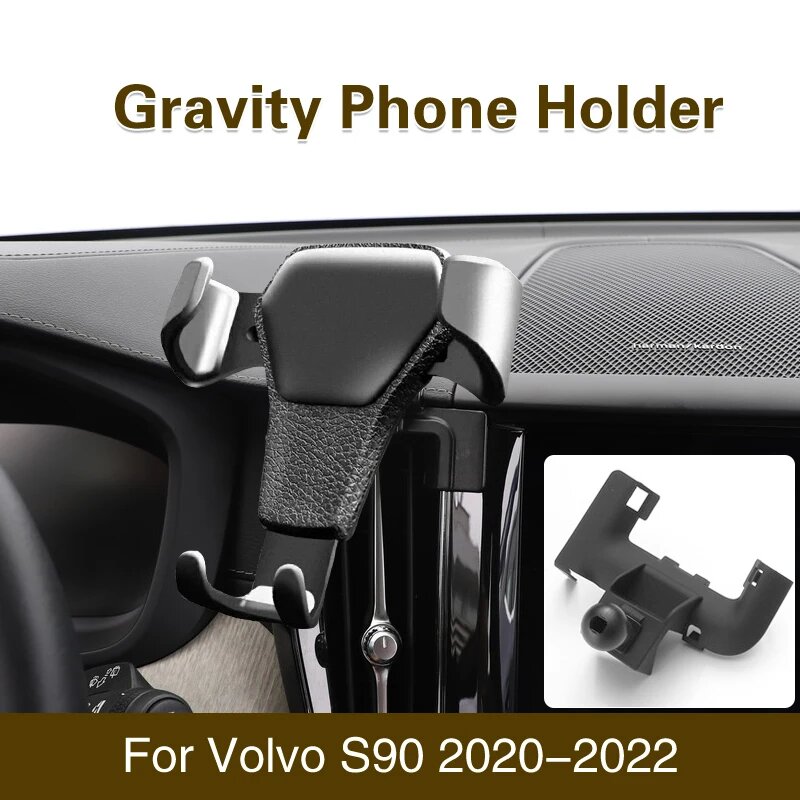 Держатель телефона для Volvo XC60 XC40 XC90 S60 V60 S90, подставка для GPS, автомобильный S90 20-22
