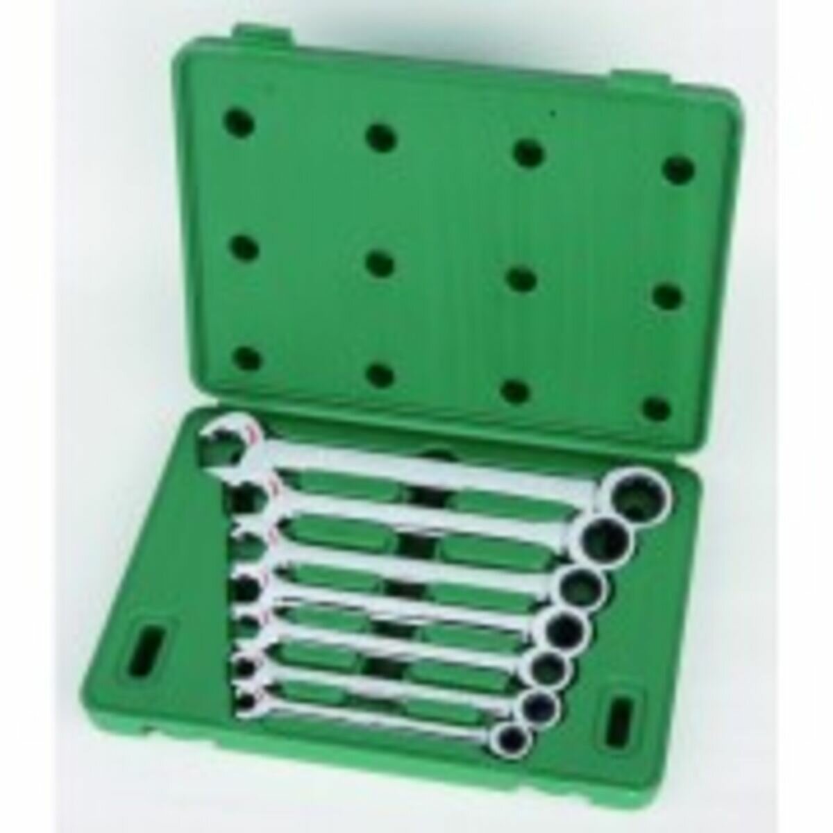 Ключи (Набор) 7Пр. Комбинированные С Трещот./Механизм (S.a.e.) Пласт. кор.(Sata 09023)