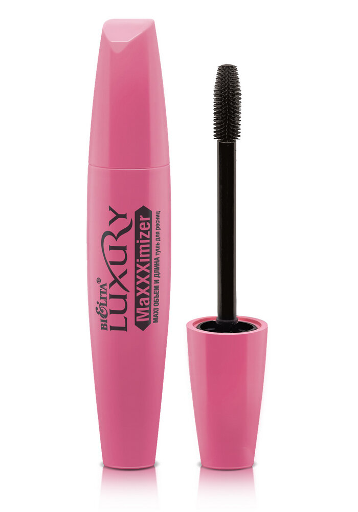 Bielita Luxury - Maxxximizer Тушь для ресниц "maxi oбъем и длина" 15 мл. black (черная)