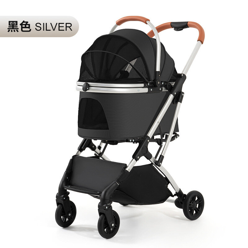 Коляска для домашних животных Pet Happet LH008, складная, плюшевая, для собак и кошек