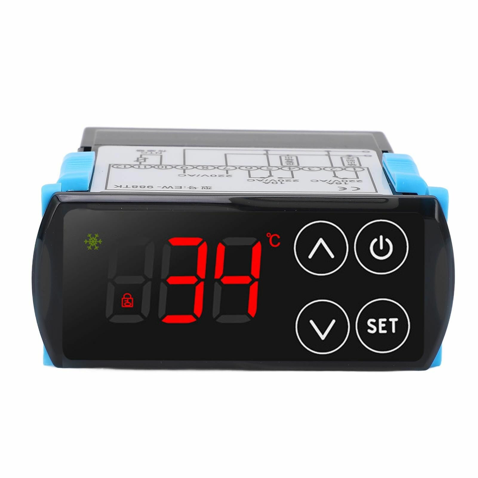Термостат с сенсорным экраном и цифровым дисплеем для управления охлаждением и нагревом PID температурный регулятор AC220V