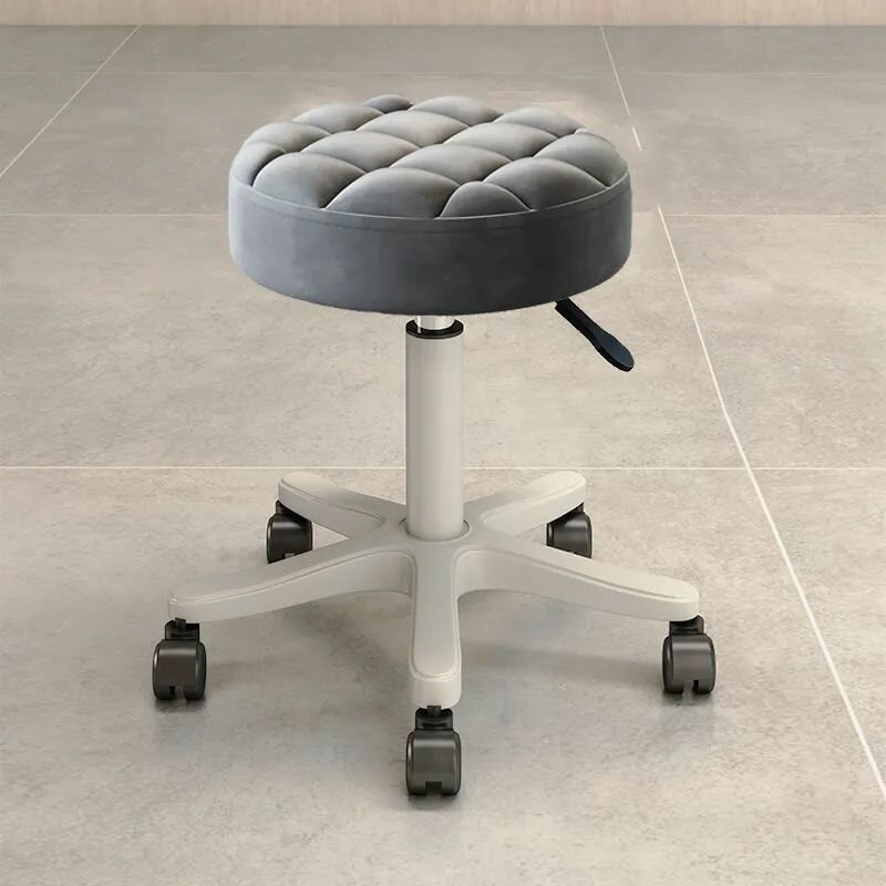 Вращающийся подъемный табурет: 360 вращение, регулируемая высота, для салонов красоты, парикмахерских и дома