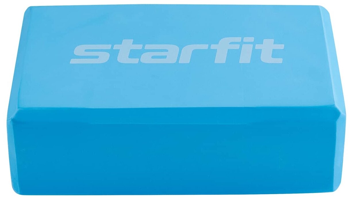 Блок для йоги Starfit Core YB-200 EVA синий пастель WZ